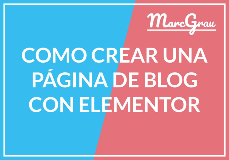 Cómo crear una Página de BLOG con ELEMENTOR 【2023】